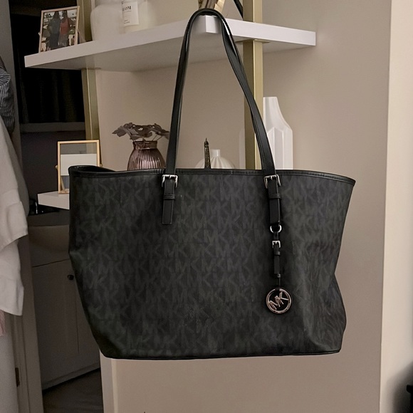 Bags | Michael Kors Black Logo Purse | Poshmark